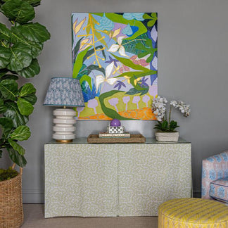 Ella Skirted Console – Oyster Creek Collection