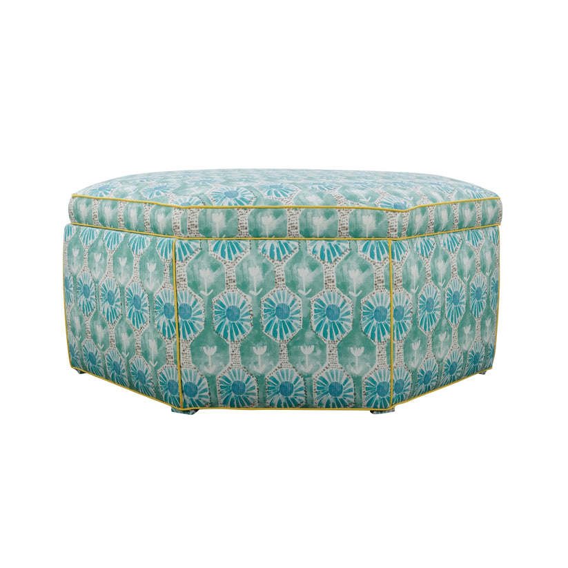 Tory Ottoman – Oyster Creek Collection