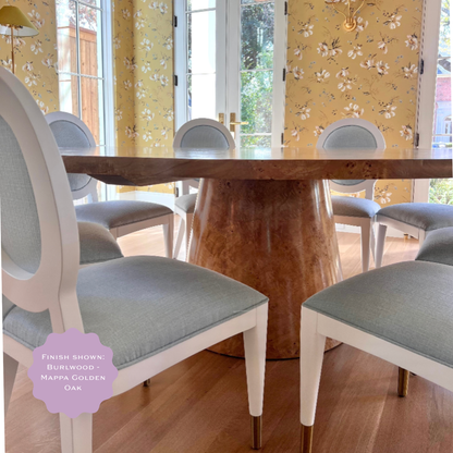Julie Dining Table - Round – Oyster Creek Collection