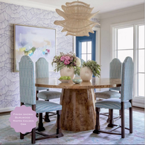 Julie Dining Table - Round – Oyster Creek Collection