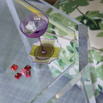 Acrylic Aryn Game Table – Oyster Creek Collection