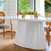 Julie Dining Table - Oval – Oyster Creek Collection